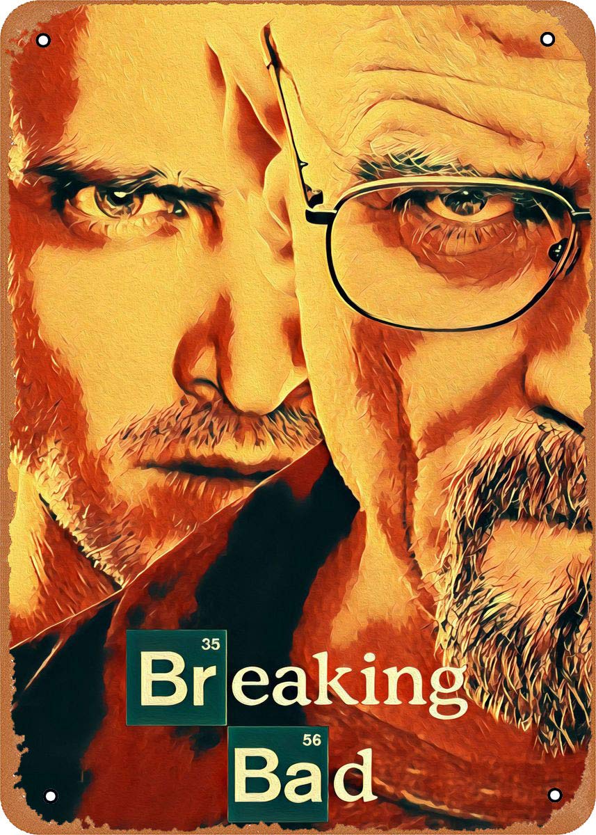 Amazon.com: Breaking Bad Tv Shows 8 x 12 Inches - Vintage Metal Tin ...