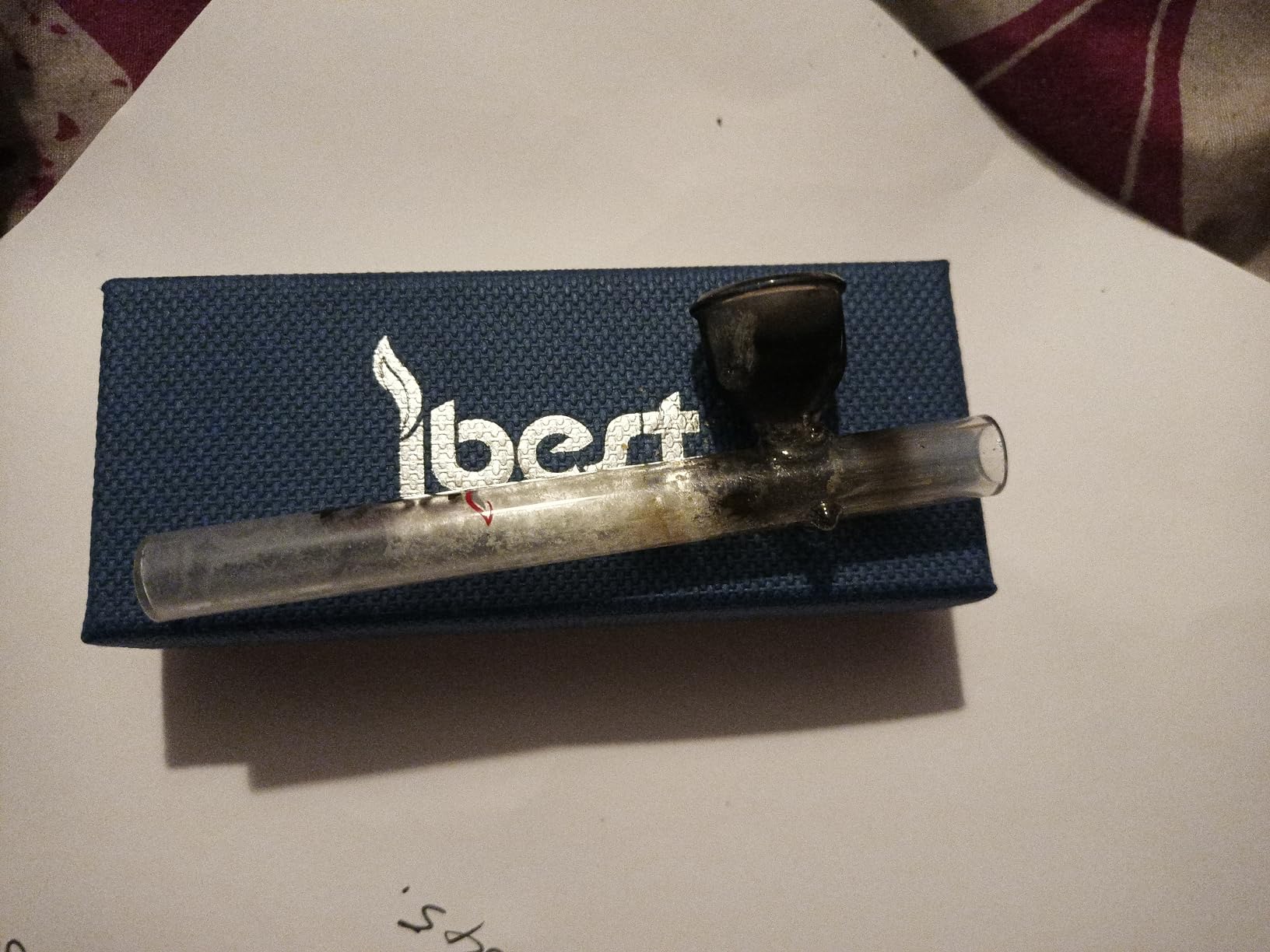 iBest UK Oil Pipe Glass Burner Pack of 2 Pipes in Box Nicotine Free ...