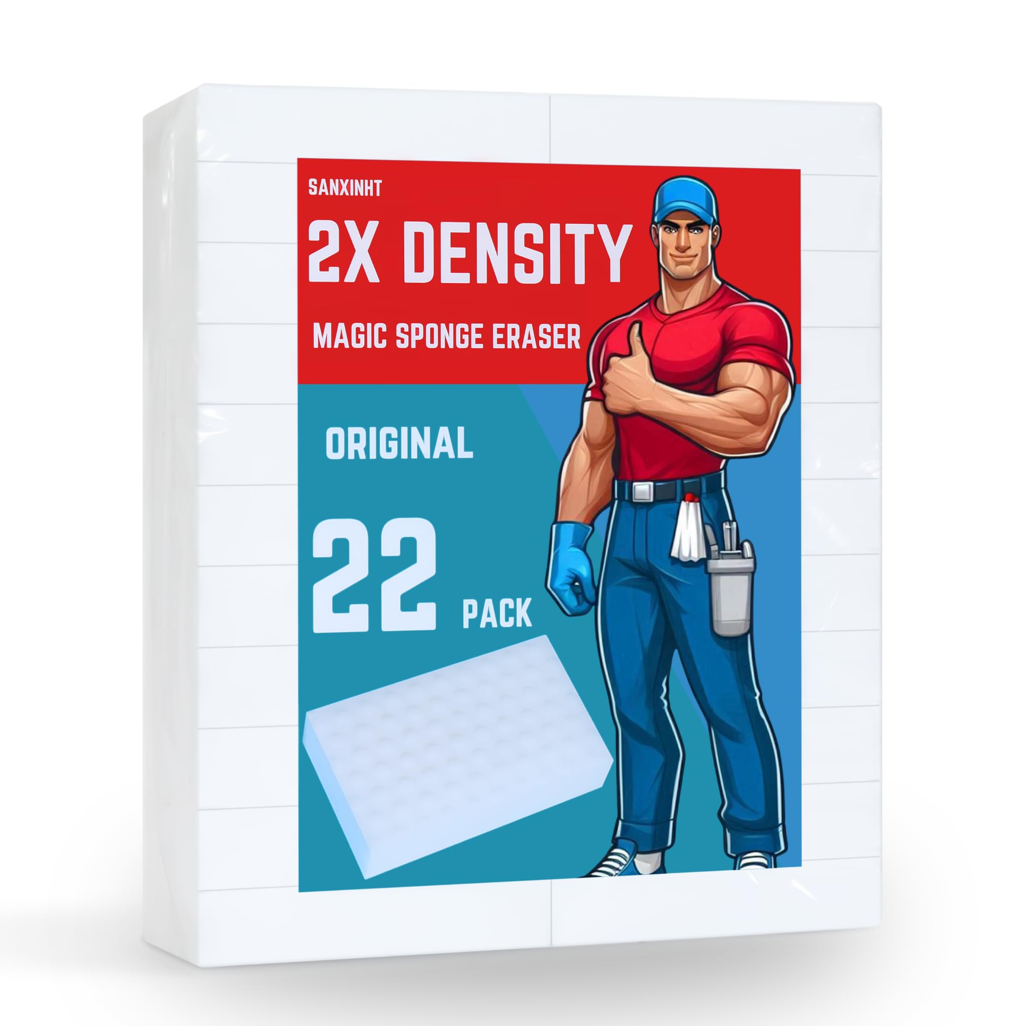 Amazon.com: 22Pack Magic Sponge Erasers|2X Density Magic Eraser Sponge ...