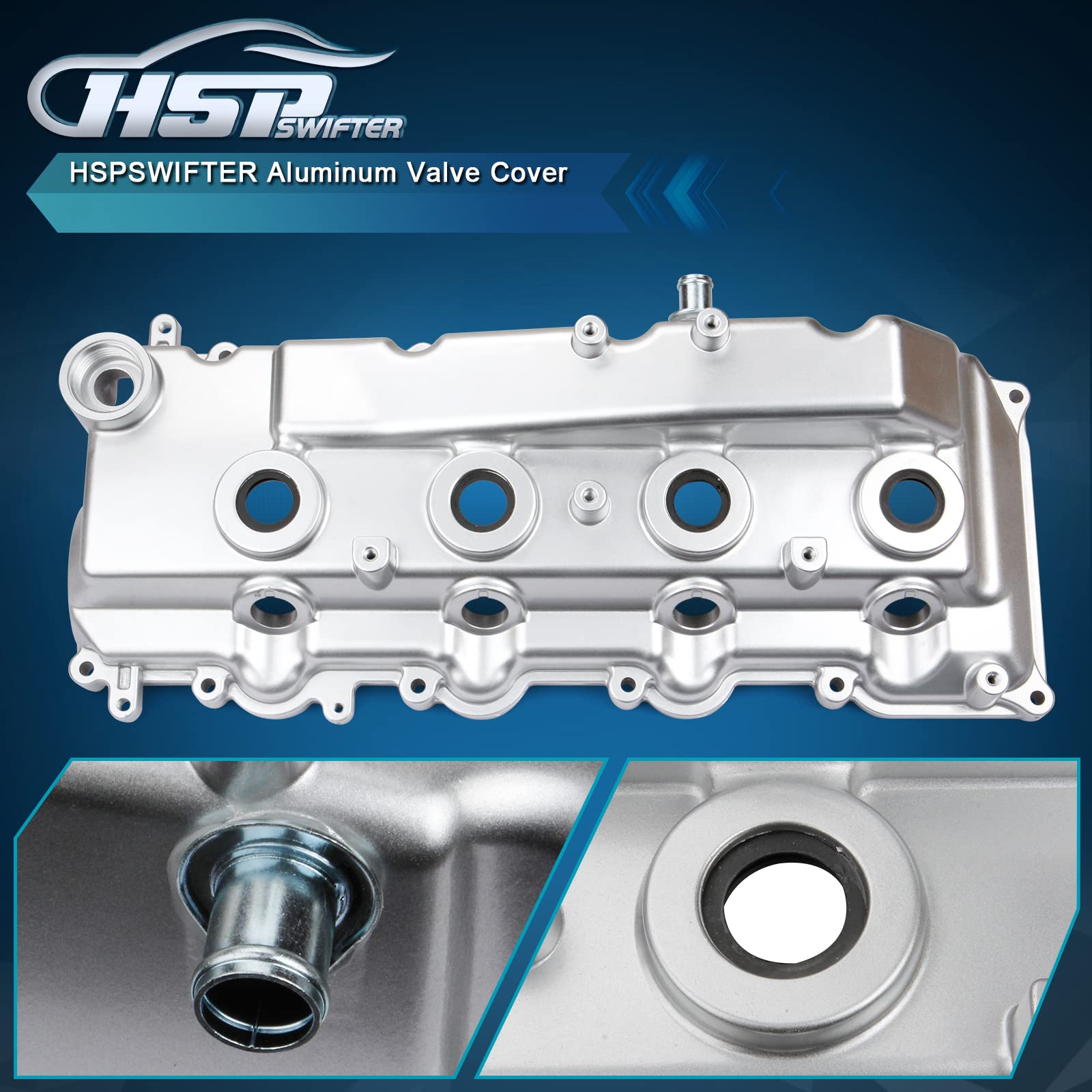 Snapklik.com : HSPSWIFTER Aluminum Valve Cover Fit For Toyota 4Runner ...