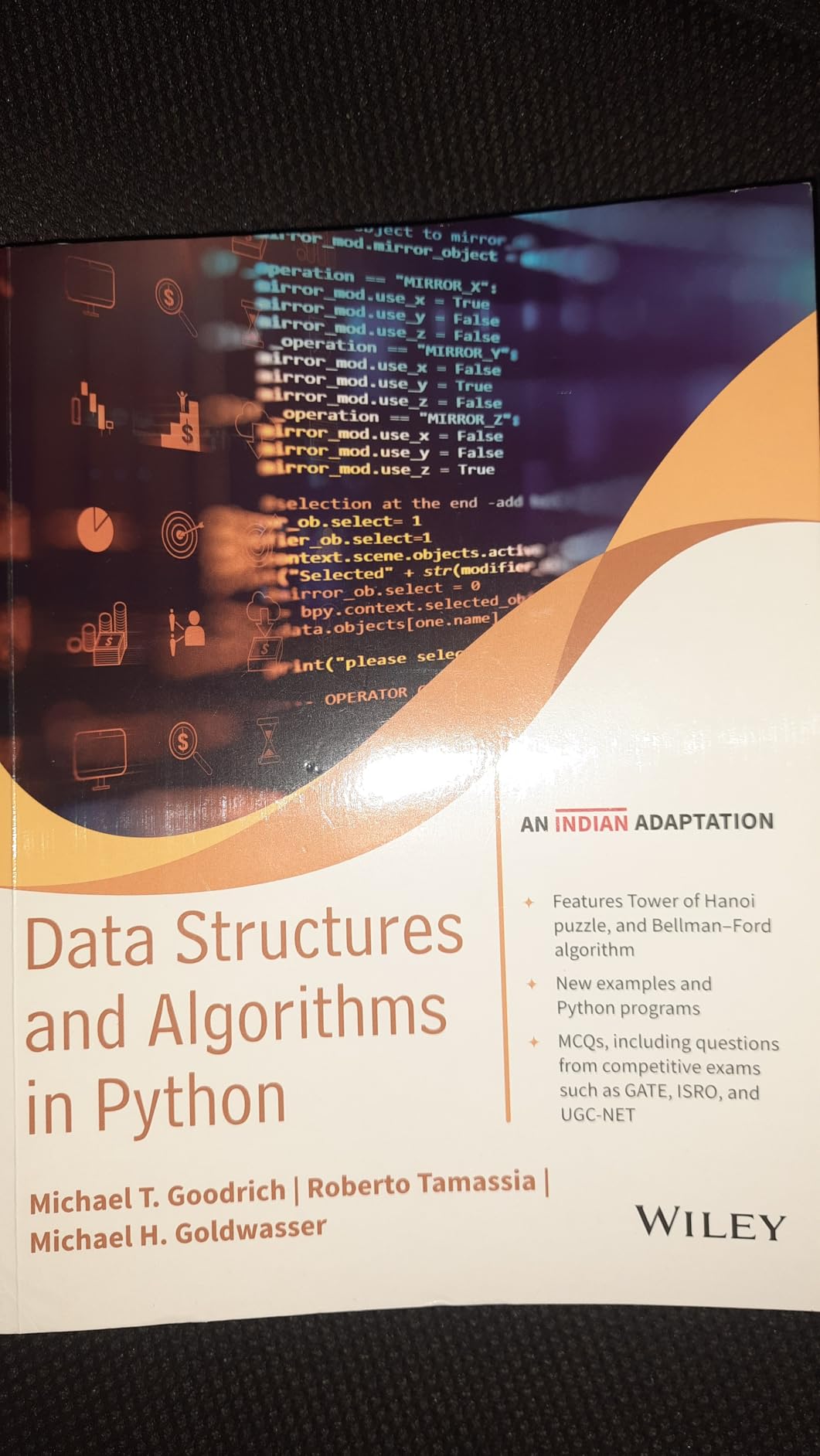 Data Structures and Algorithms in Python (An Indian Adaptation) eBook : Michael T. Goodrich ...