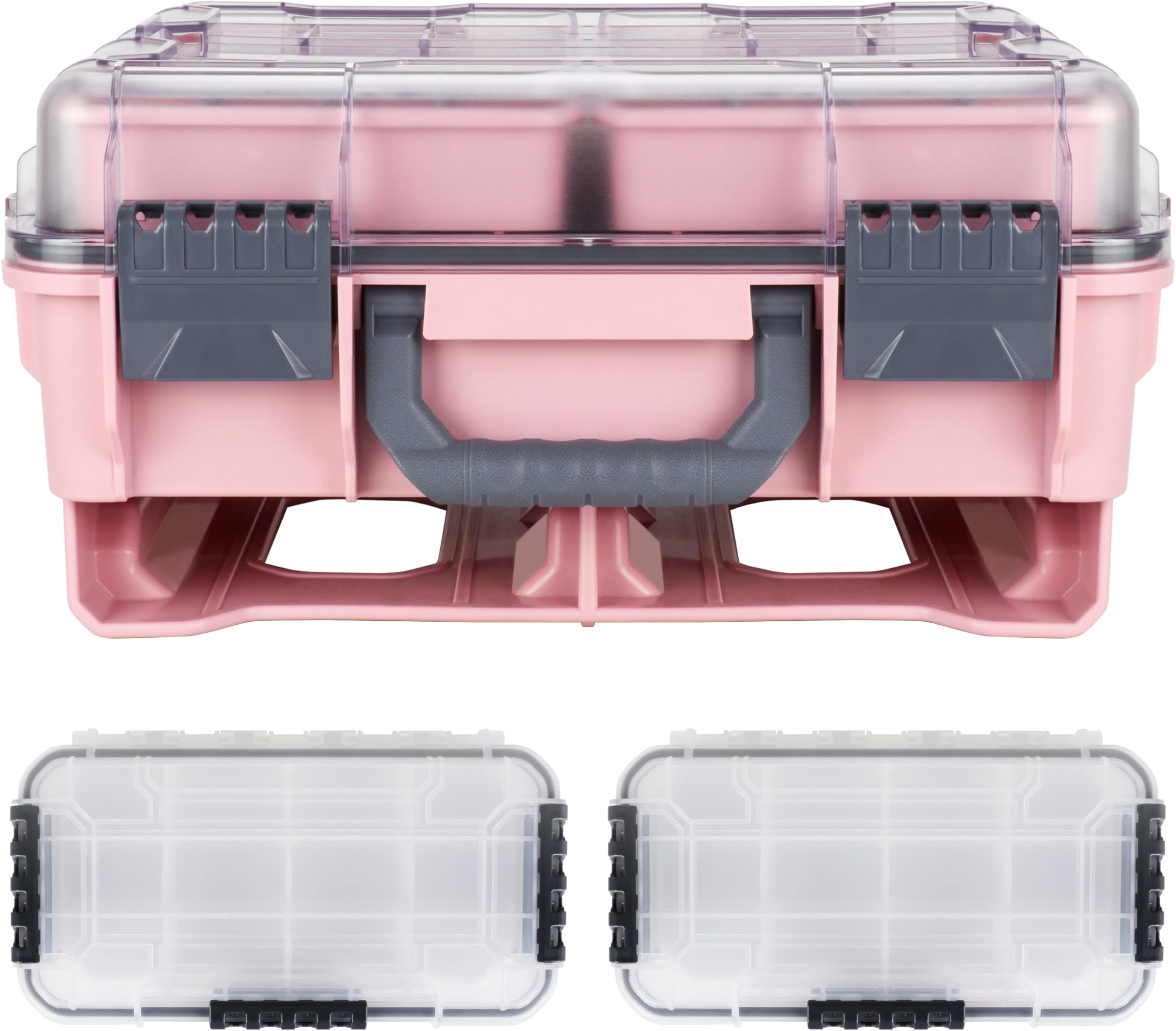 Amazon.com: Juvale Pink Tackle Box for Women, 4 Drawer, 13 Compartment ...