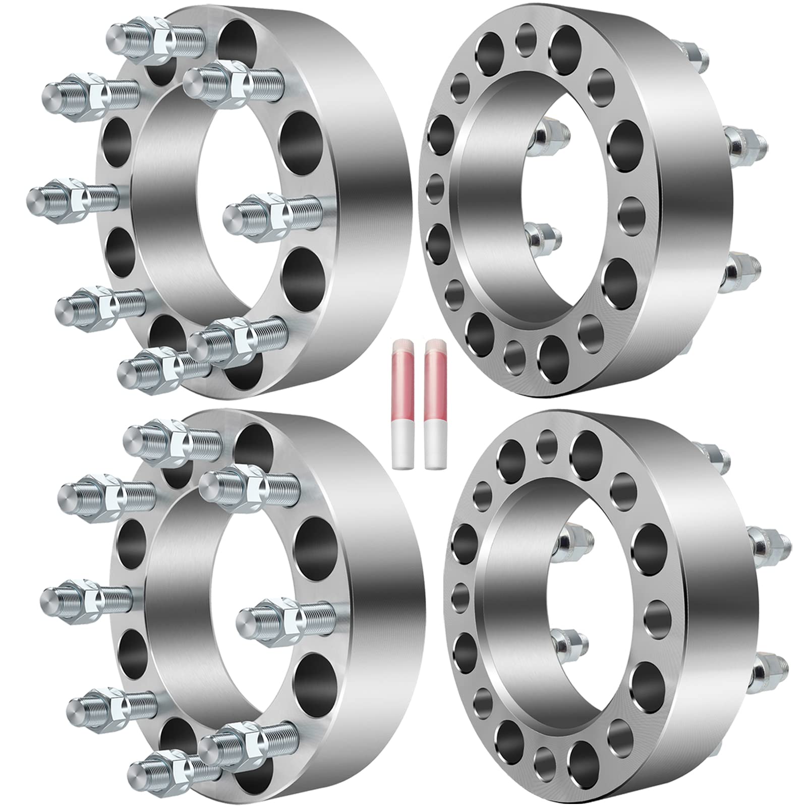 Amazon.com: ECCPP 4X 8 Lug Wheel Spacers 2" 8x6.5 to 8x6.5 8x165.1mm ...