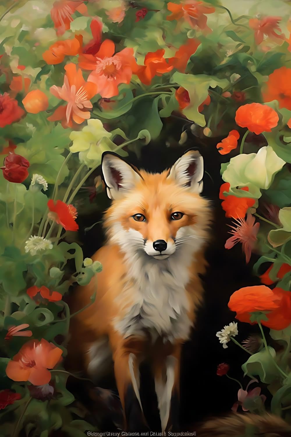 Amazon.com: WEASYYDS DIY Wild Animal Diamond Painting,Red Fox with ...