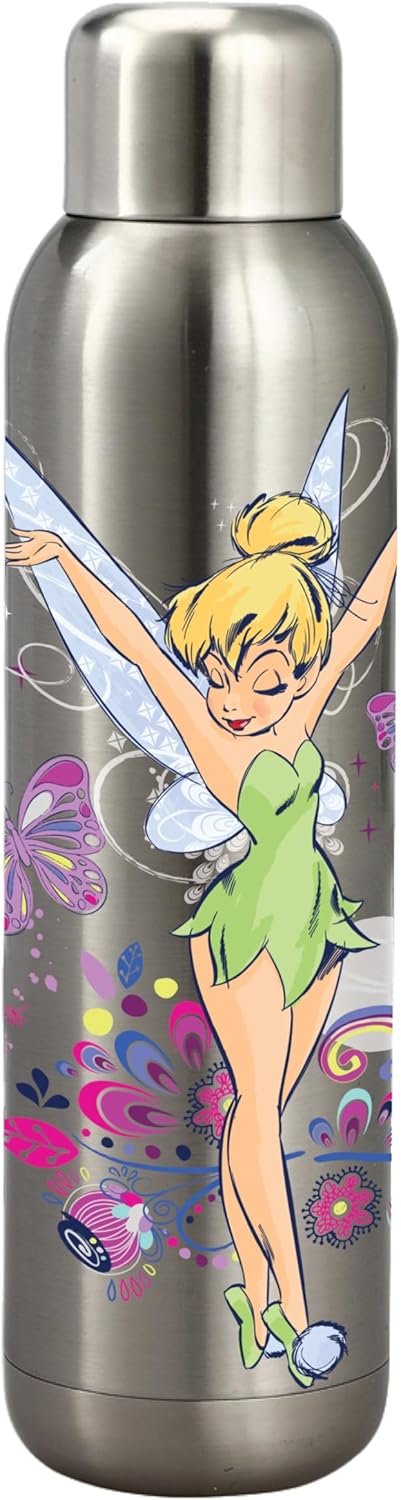 Amazon.com: Peter Pan Tinkerbell 22 Oz Stainless Steel Water Bottle ...
