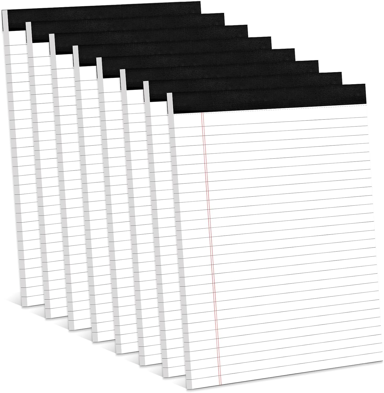 Amazon.com : 8 Pack White Legal Pads 8.5 x 11 Wide Ruled Note Pads 8.5 ...