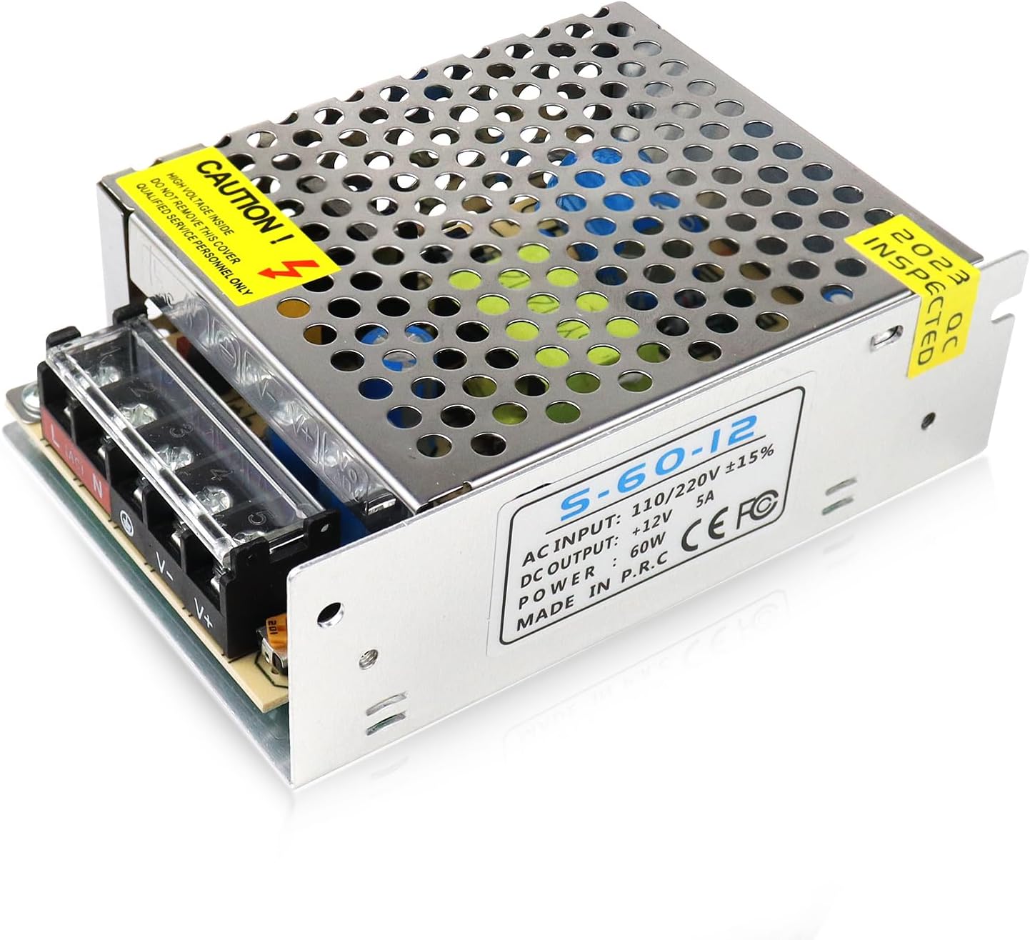 12v Power Supply 5A 60W Universal Regulated Switching Power Supply ...