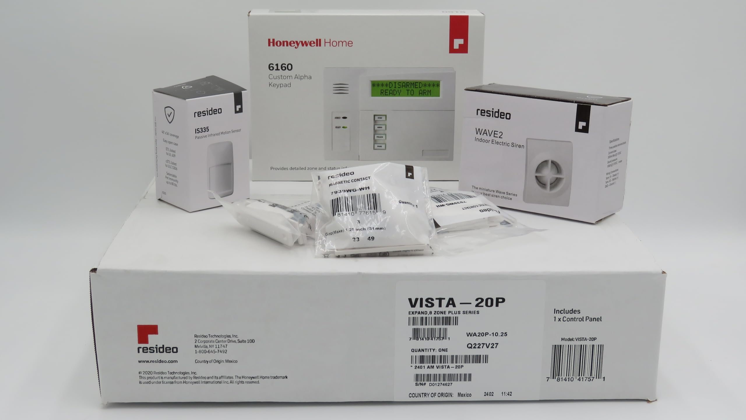 Amazon.com : Honeywell Home Resideo, Ademco Vista-20P Alarm Control ...