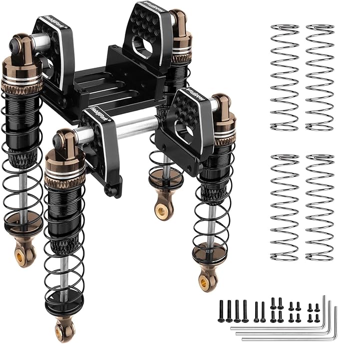 Amazon.com: HobbyPark 59mm Aluminum Shocks for TRX4M 1/18 Crawler Shock ...