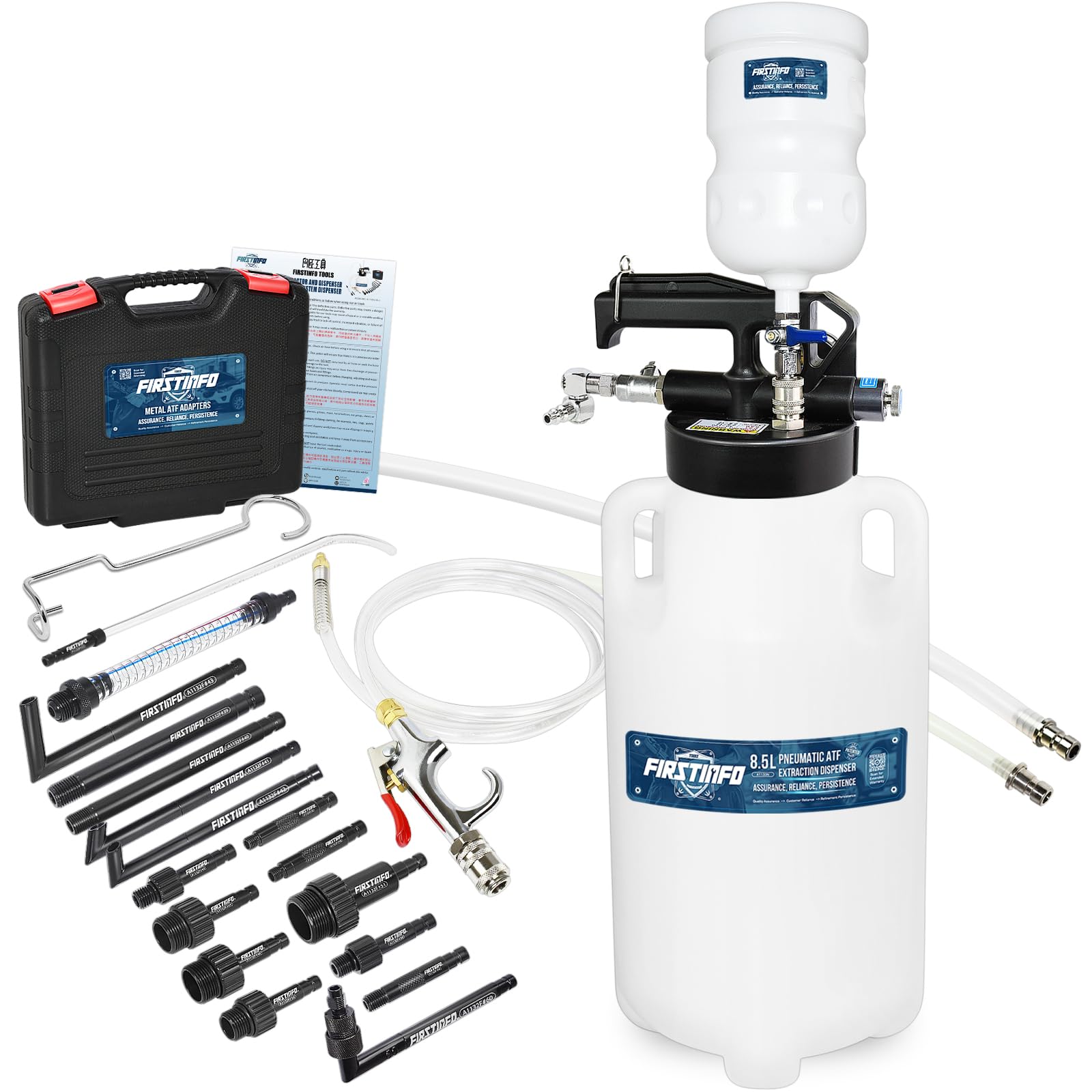 Amazon.com: FIRSTINFO Patented 8.5 Liter Automatic Transmission Fluid ...