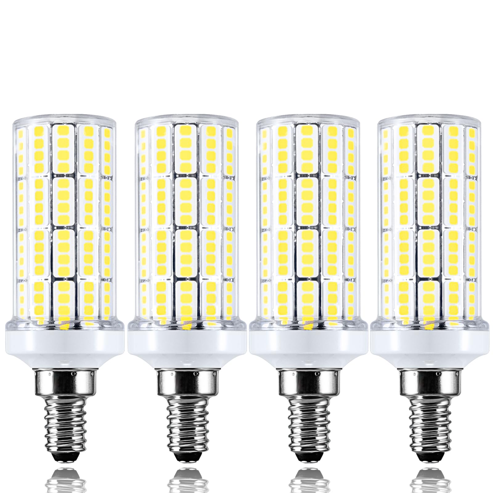 4-Pack E12 LED Bulb 20W LED Corn Light Bulb 200W Equivalent 2500 Lumen ...