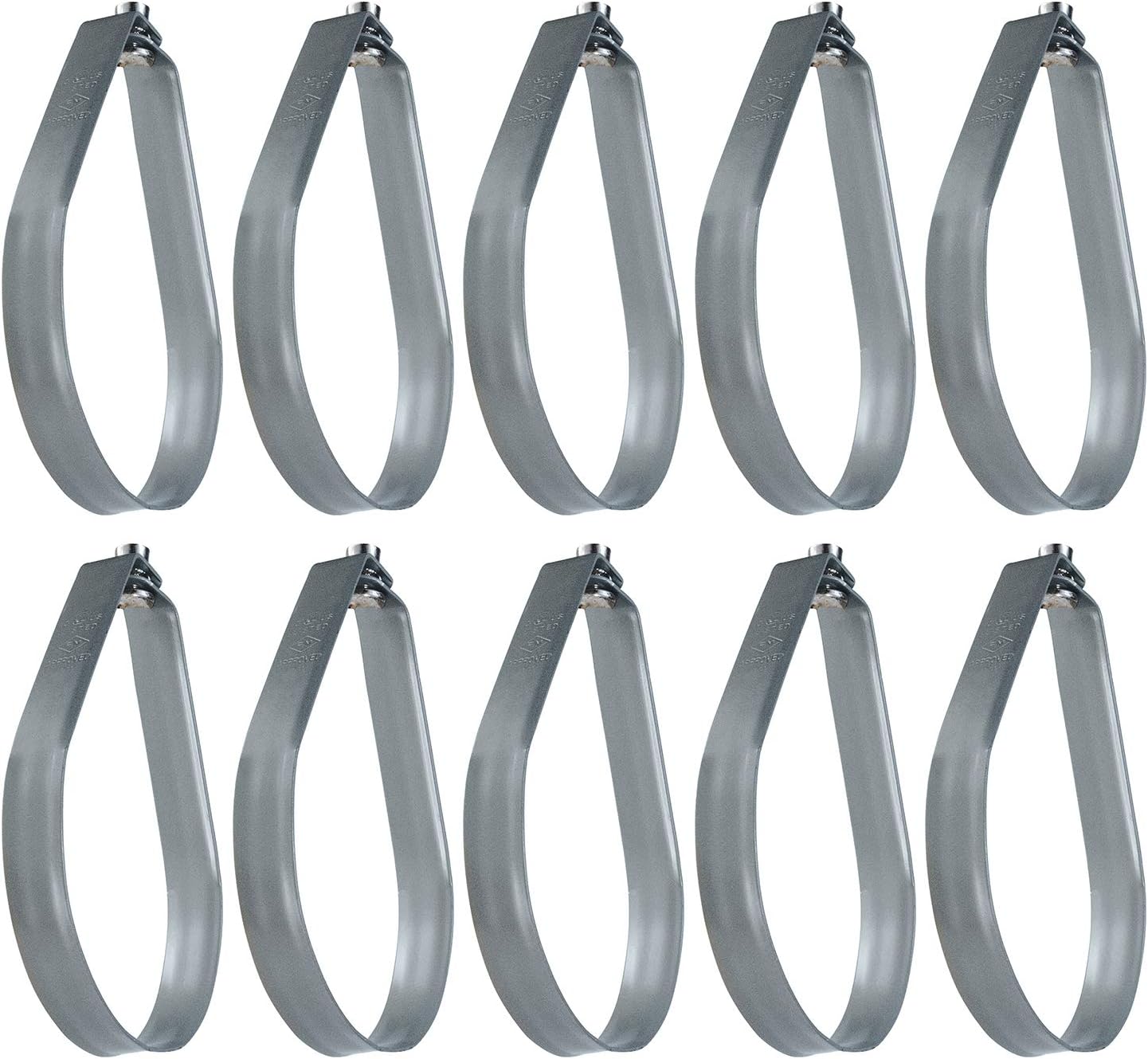 Highcraft ITSO-FQ114-10 Swivel Loop Pipe Hanger, Epoxy Coated Steel, 1-1/4 in., 10 Pack - Amazon.com