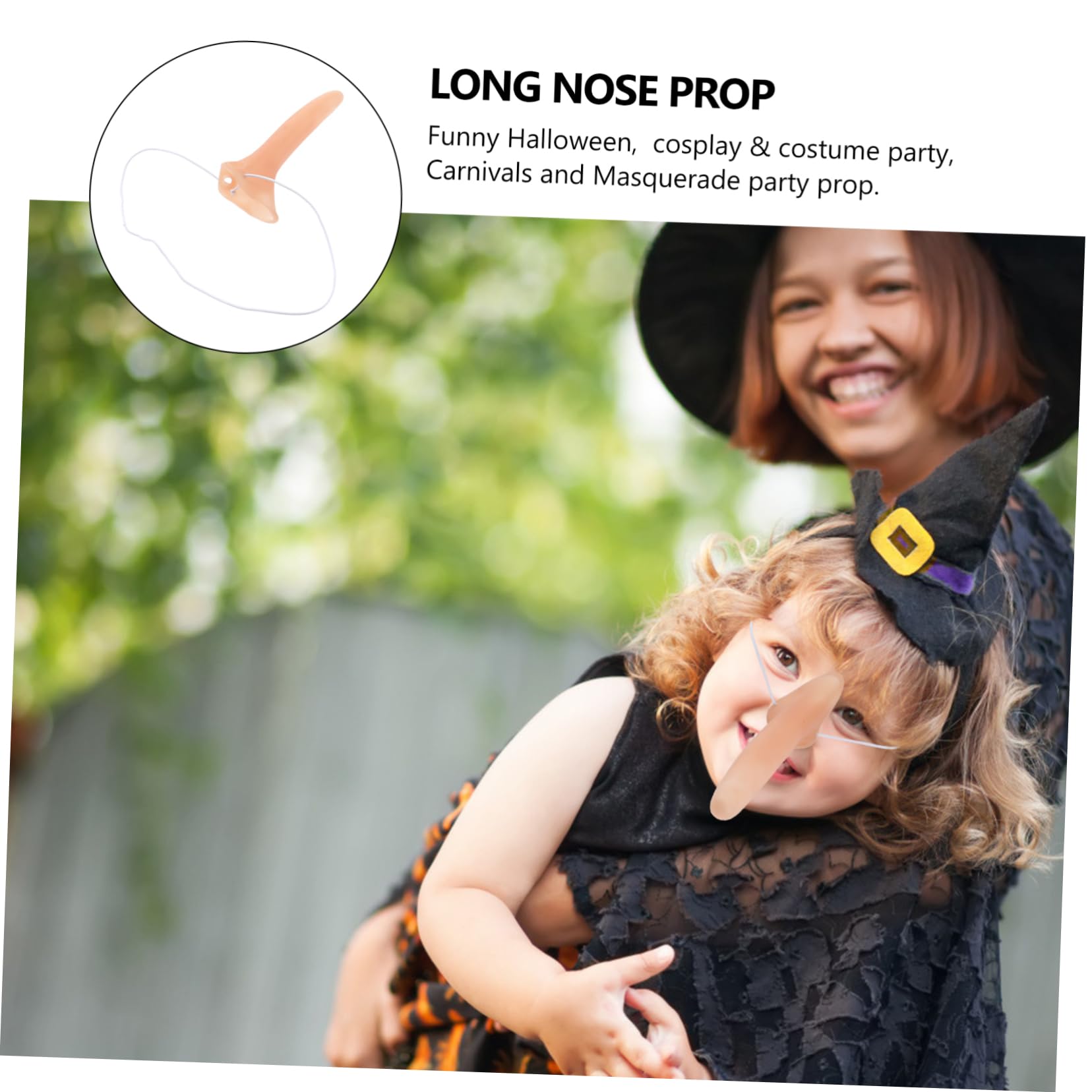 TOYANDONA 2pcs Long Nose Prop Witch Nose Prosthetic Gru Prosthetic Nose ...