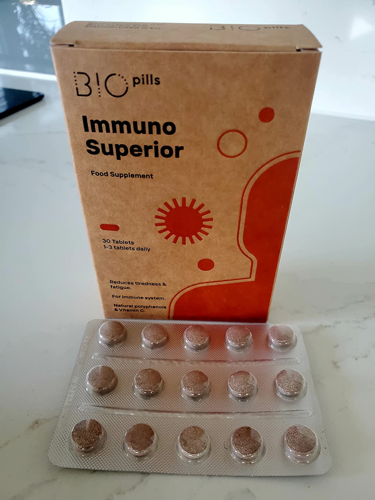 Immune System Booster Tablets – Vegan Polyphenol Blend with Natural ...