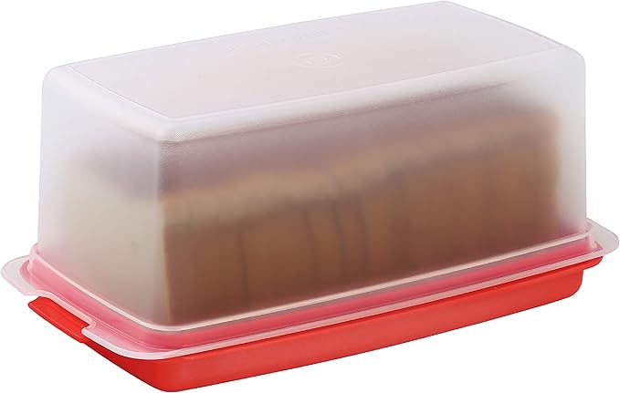 SIGNORA WARE Bread Box - Dual Use Bread Holder/Airtight Plastic Food ...