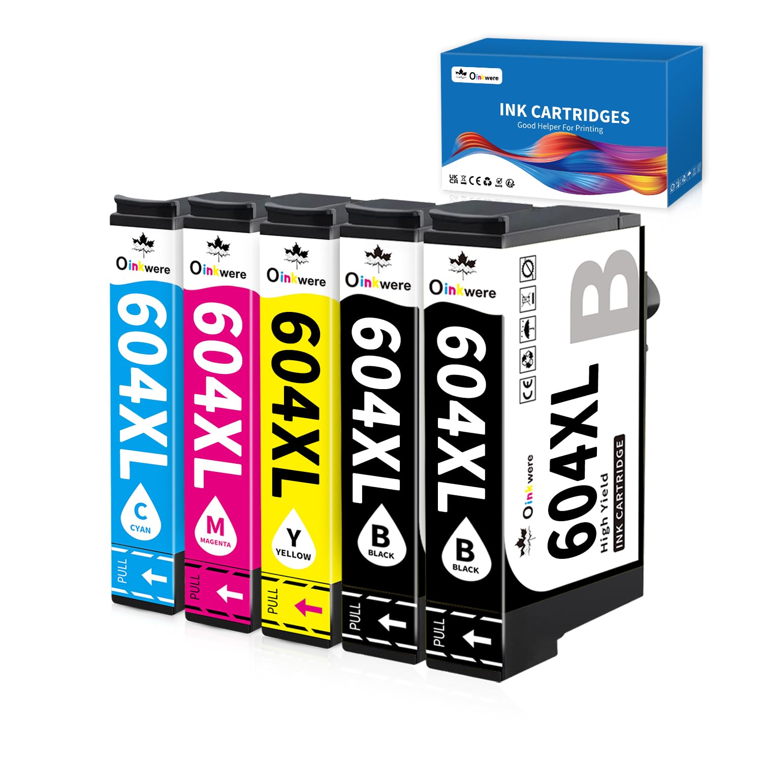 OINKWERE 604XL Ink Cartridges Multipack Replacement for Epson 604 Ink ...