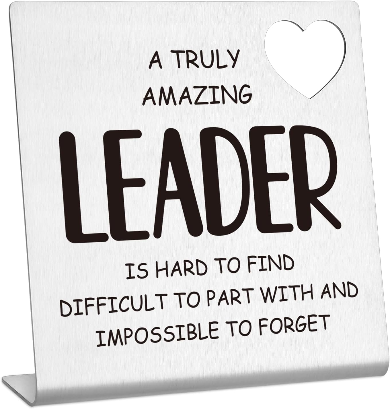Amazon.com: Leader Gifts for Men Women Funny Office Desk Decor Sign ...