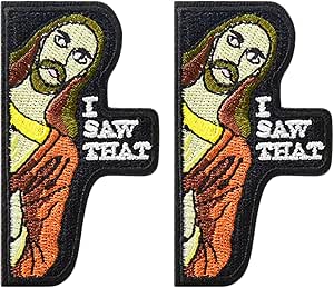 Amazon.com: I Saw That Morale Patch - 2Pack Funny Embroidered Emblem ...