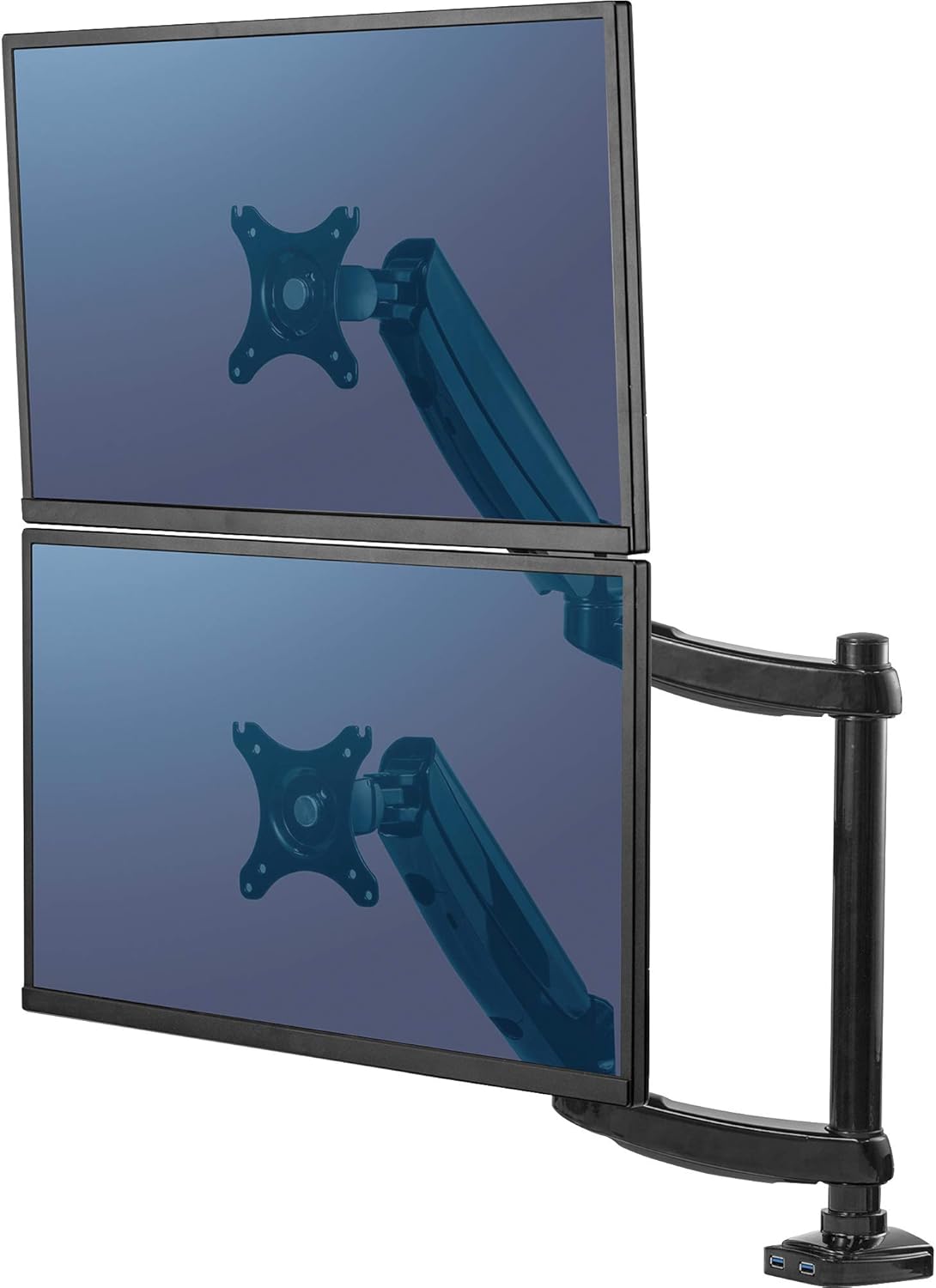Amazon.com: Fellowes Platinum Series Dual Stacking Monitor Arm ...