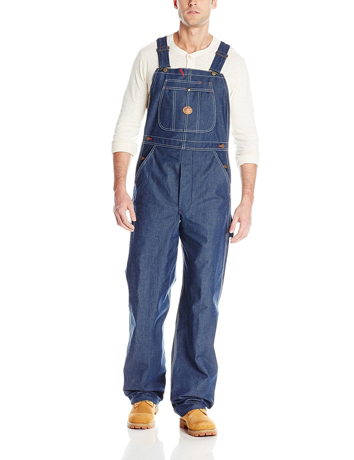 Red Kap Men's Denim Bib Overall at Amazon Men’s Clothing store
