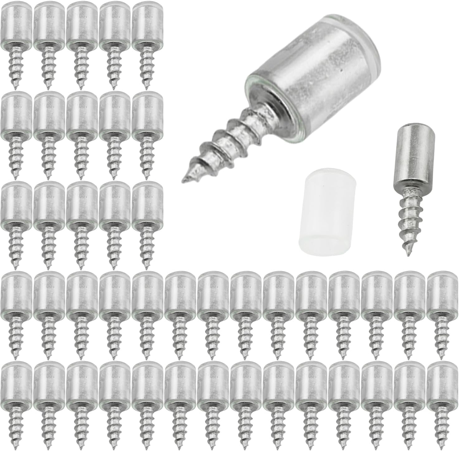 Amazon.com: BLLNDX 20PCS Shelf Support Nails with Transparent Rubber ...