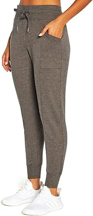 Amazon.com: Balance Collection Women's Amy Pocket Jogger Sweatpant ...