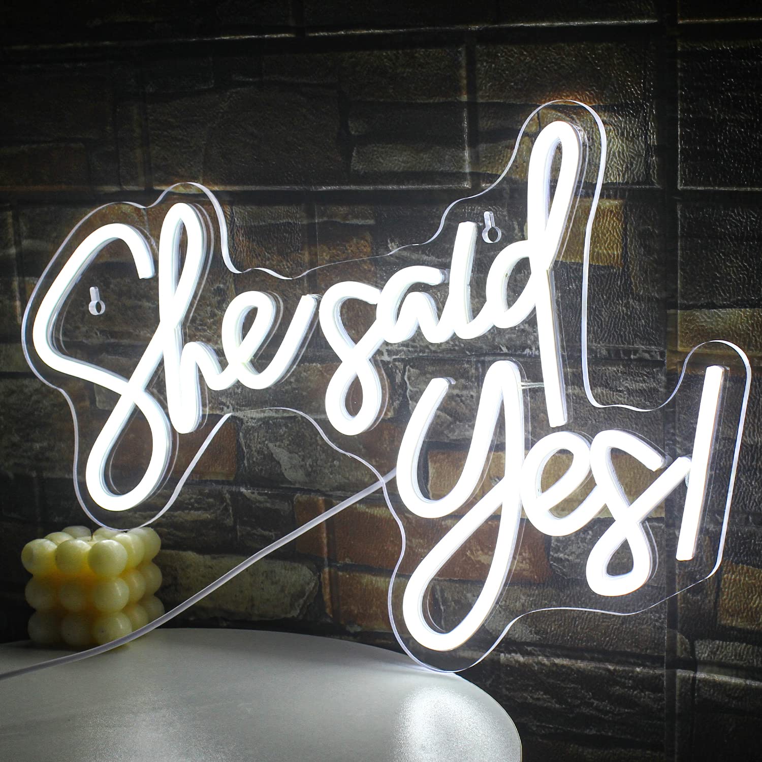 Neon Yes Sign