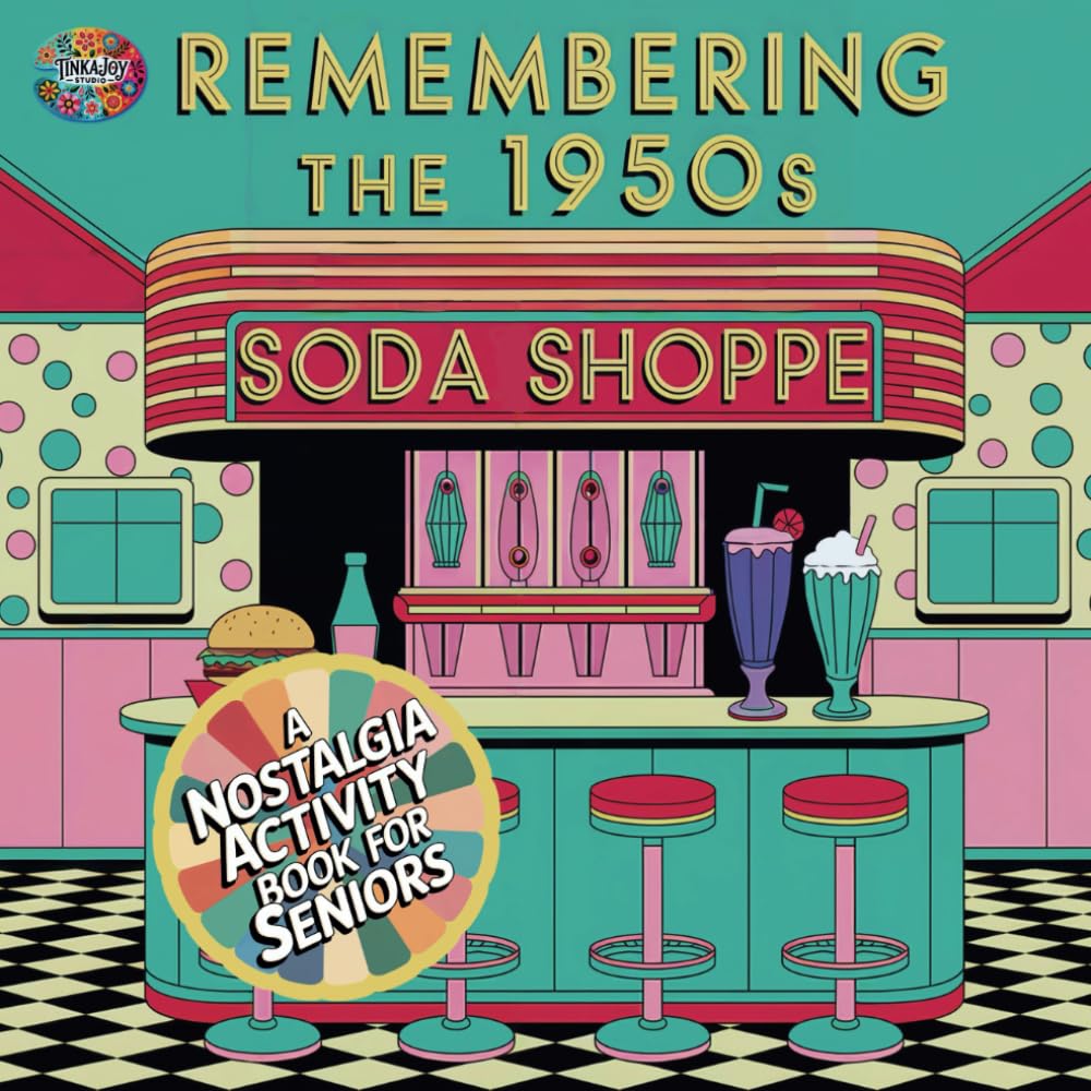Amazon.com: Remembering the 1950s A Nostalgia Activity Book for Seniors ...