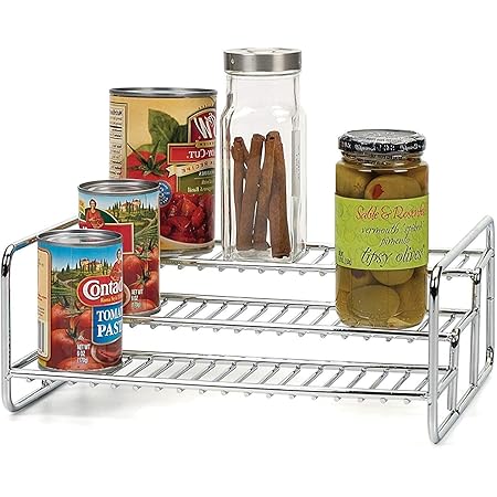 REMANG 3 Layer Stainless Steel Kitchen 3-Tier Step Standing Kitchen ...