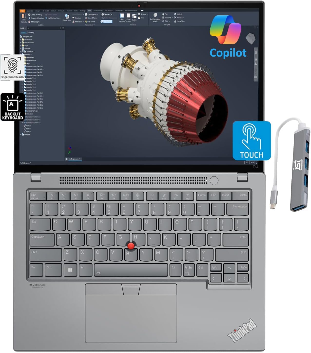 Amazon.com: Lenovo ThinkPad P14s Gen 5 Laptop with Intel Core Ultra 7 ...