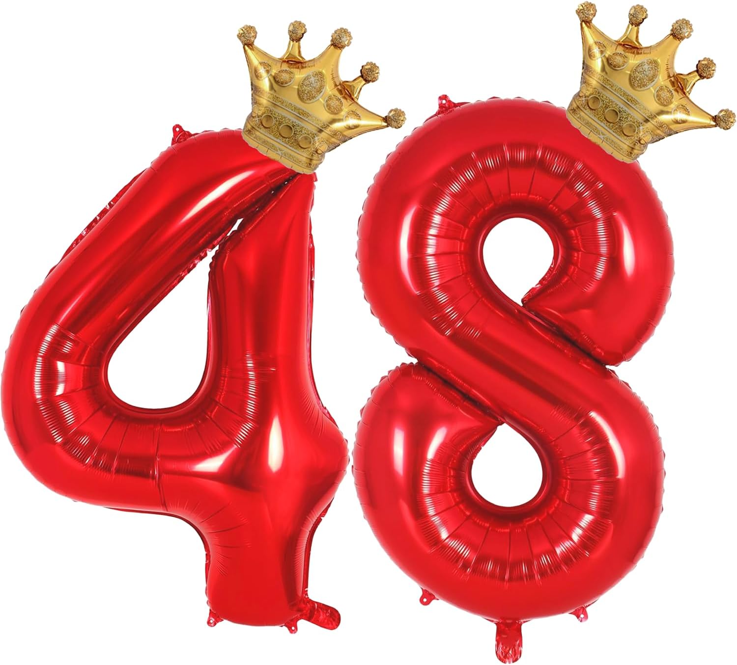 Amazon.com: Red 48 84 Balloon Numbers 40 Inch Giant 48th 84th Birthday ...