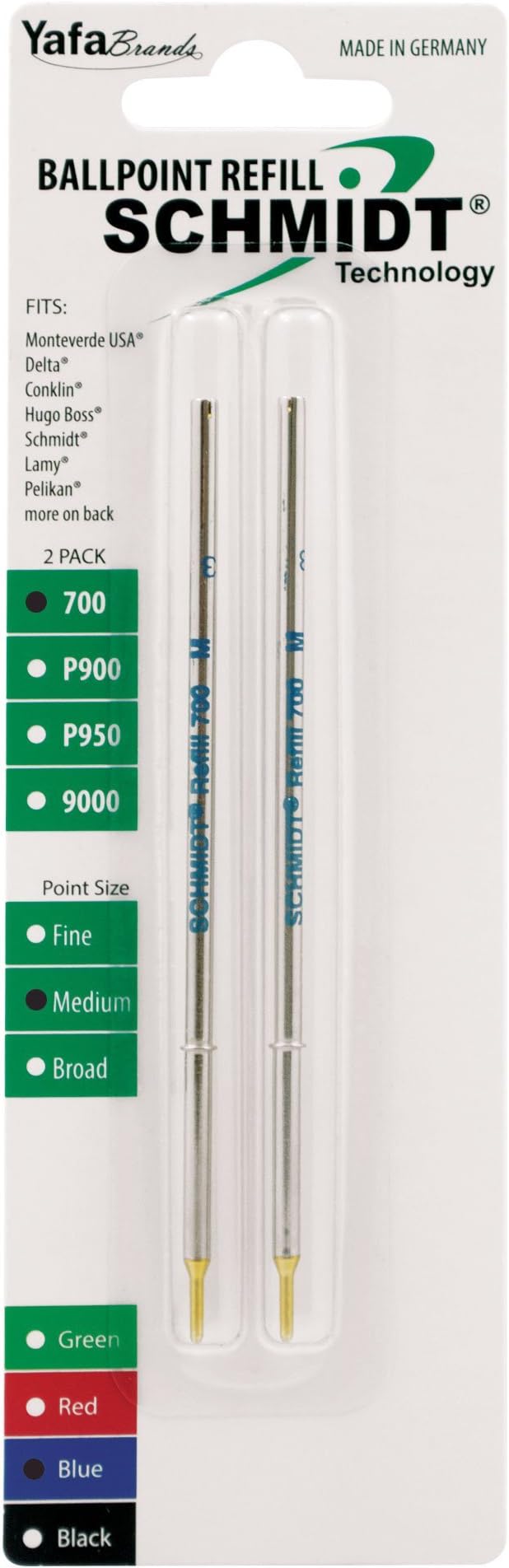 Amazon.com : 5 Pack – MiniStar D1 Pen Refills (Black) – German brand ...