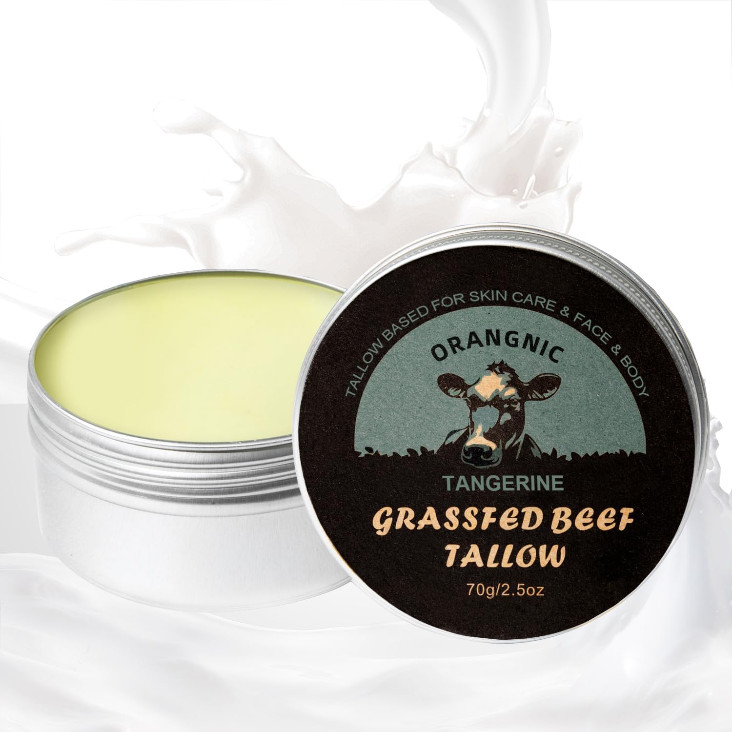 Grass Fed Beef Tallow Balm Raw Wild Honey Moisturizer | Natural ...