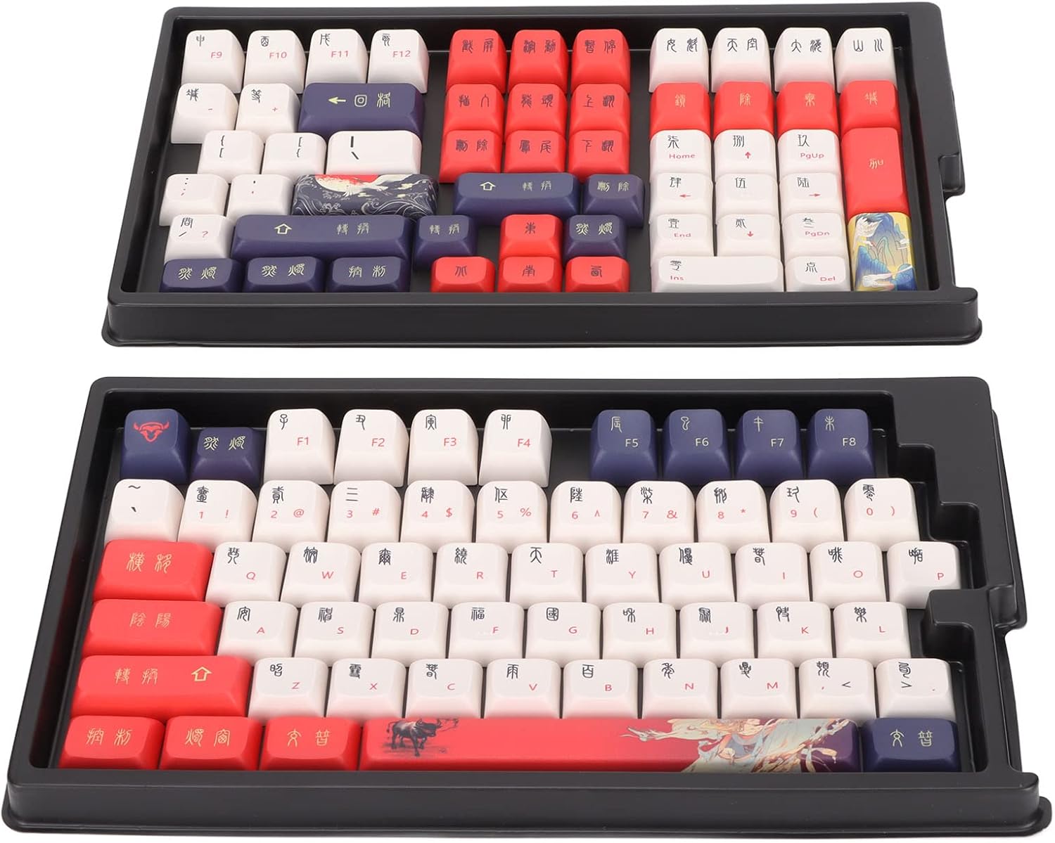 PBT Keyboard Keycaps 113 Keys PBT Keycaps PBT Dye Sublimation Keycap ...