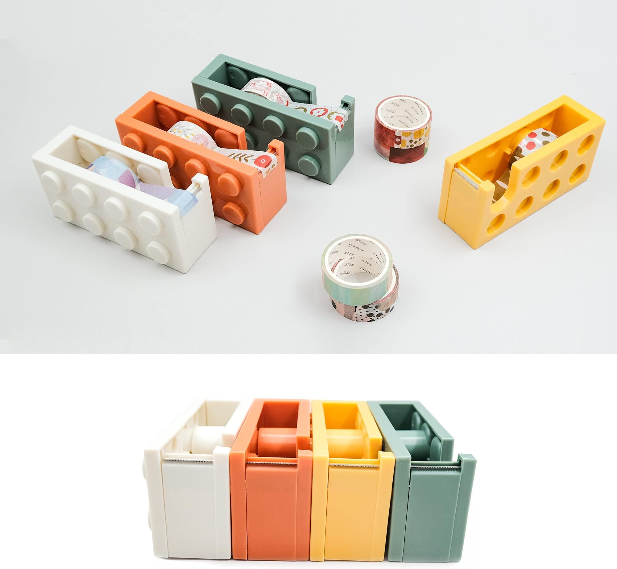 Amazon.com : 2 Pack Transparent Visible Desktop Washi Masking Tape ...