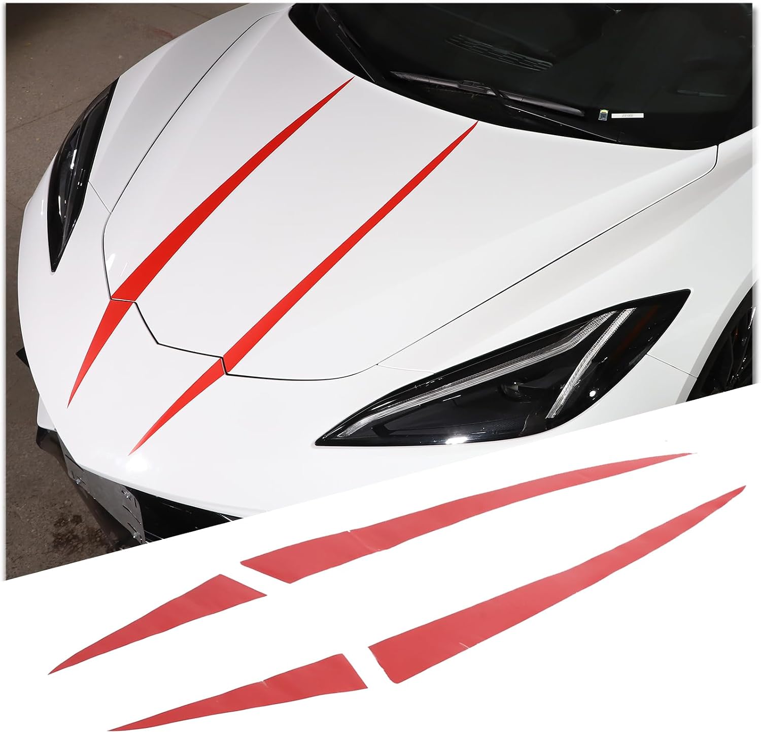Amazon.com - Daeiclru Car Front Hood Decal Compatible with Chevrolet ...