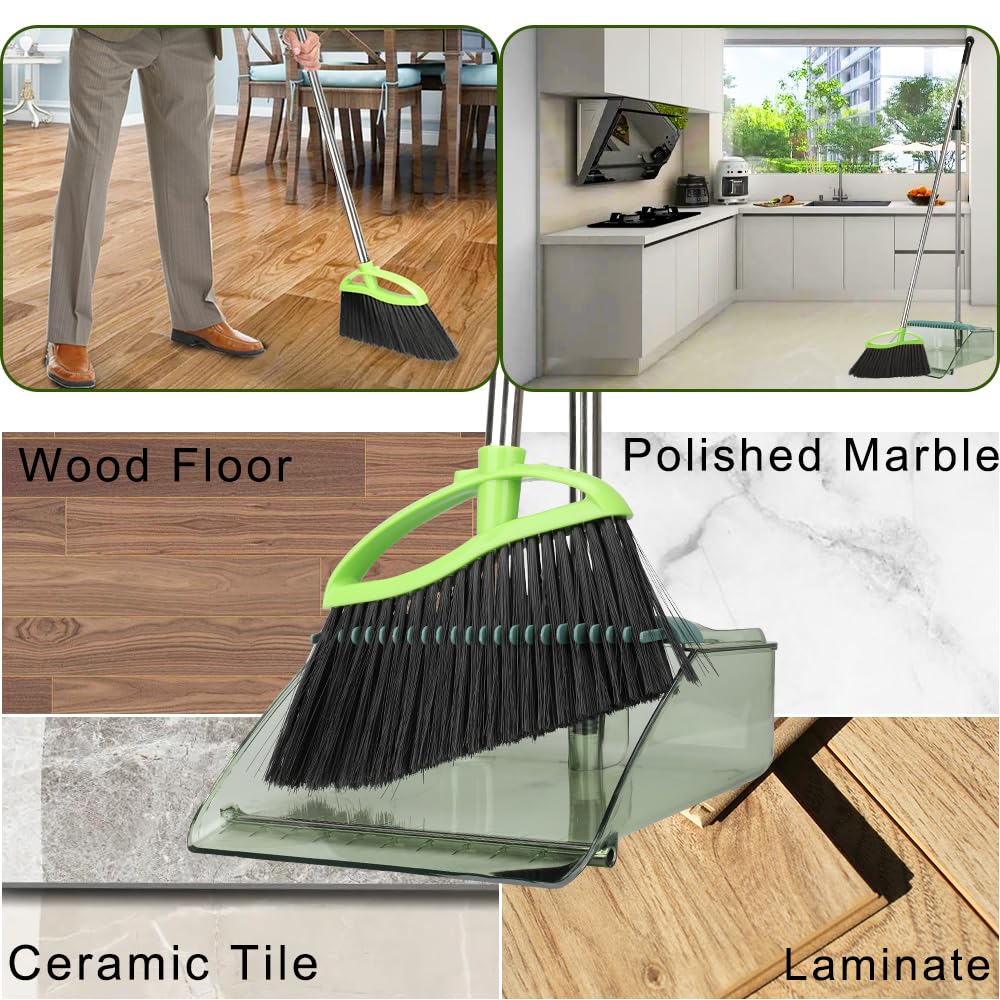 Broom With Dustpan Combo Set Casabella Broom & Dustpan Set, 44-Inch ...