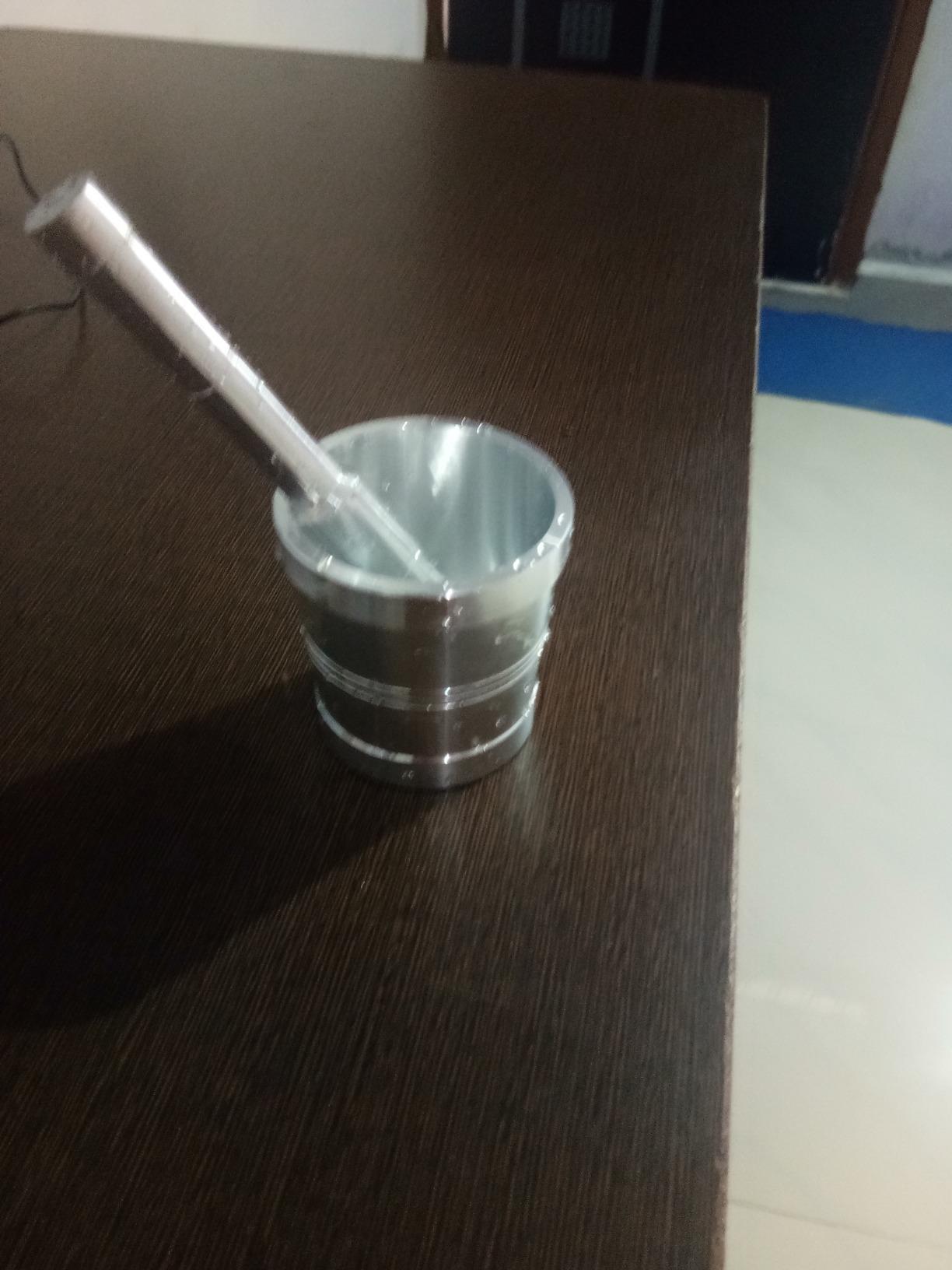 Skygold Aluminium Khal Batta/Mortar & Pastel/Imam Okhli/Musal/Kitchen ...