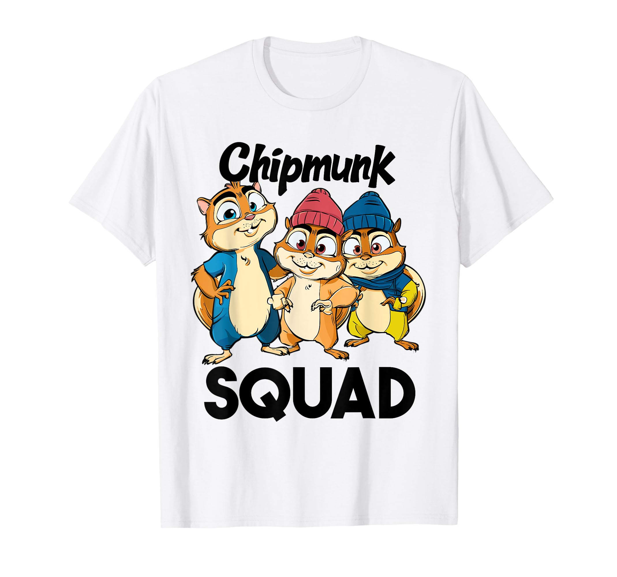 Amazon.com: Chipmunk Squad TShirt for Chipmunk Lover Shirt Cool ...