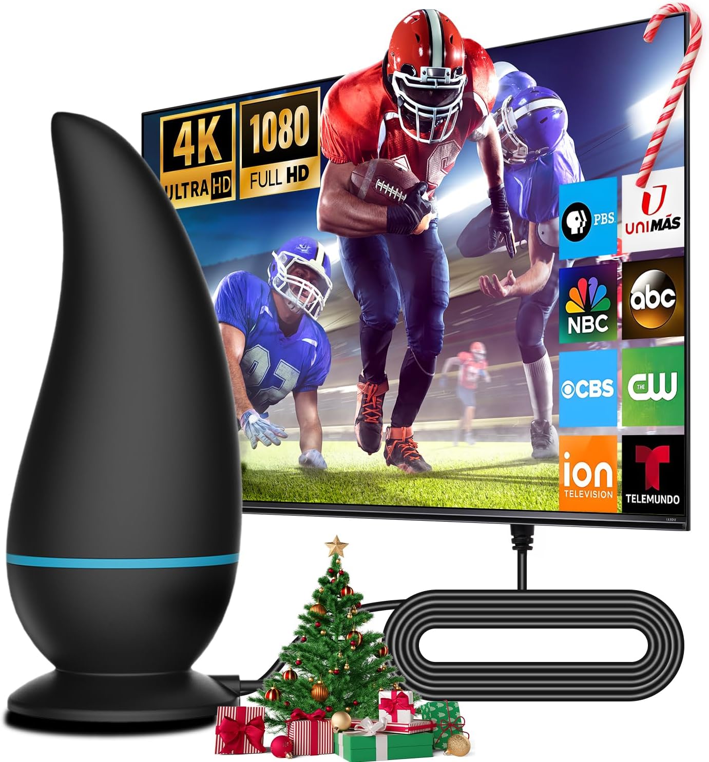 Amazon.com: 2025 Antenna TV Digital TV Antenna for Smart TV Indoor ...