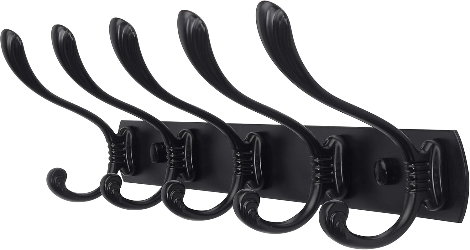 Amazon.com: Dseap Coat Rack Wall Mounted - Heavy Duty Metal Wall Coat ...