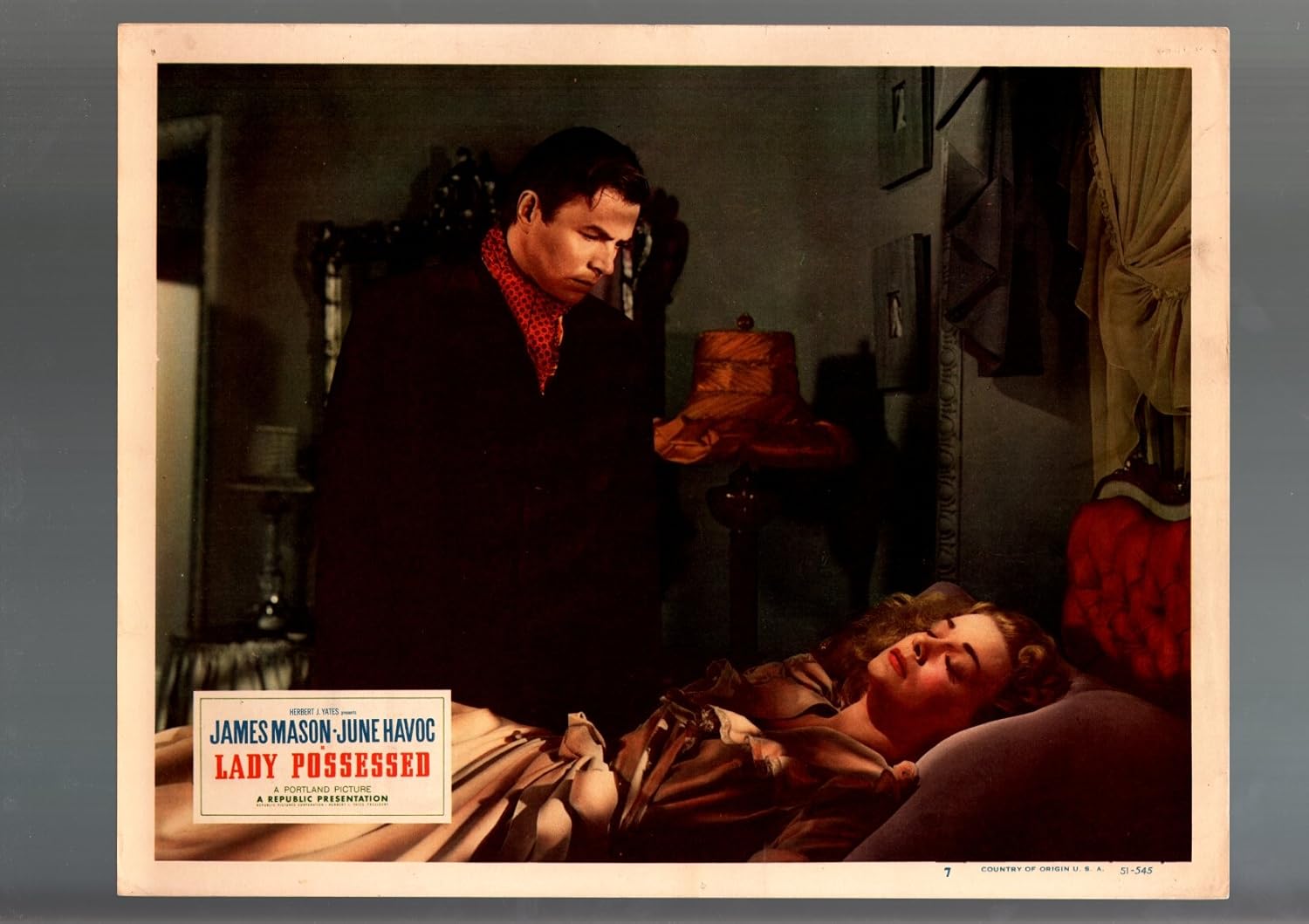 Amazon.com: MOVIE POSTER: LADY POSSESSED-1956-LOBBY CARD-DRAMA-THRILLER ...
