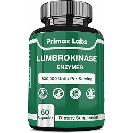 Amazon.com: Lumbrokinase Supplement - Lumbrokinase 40 mg per Serving ...