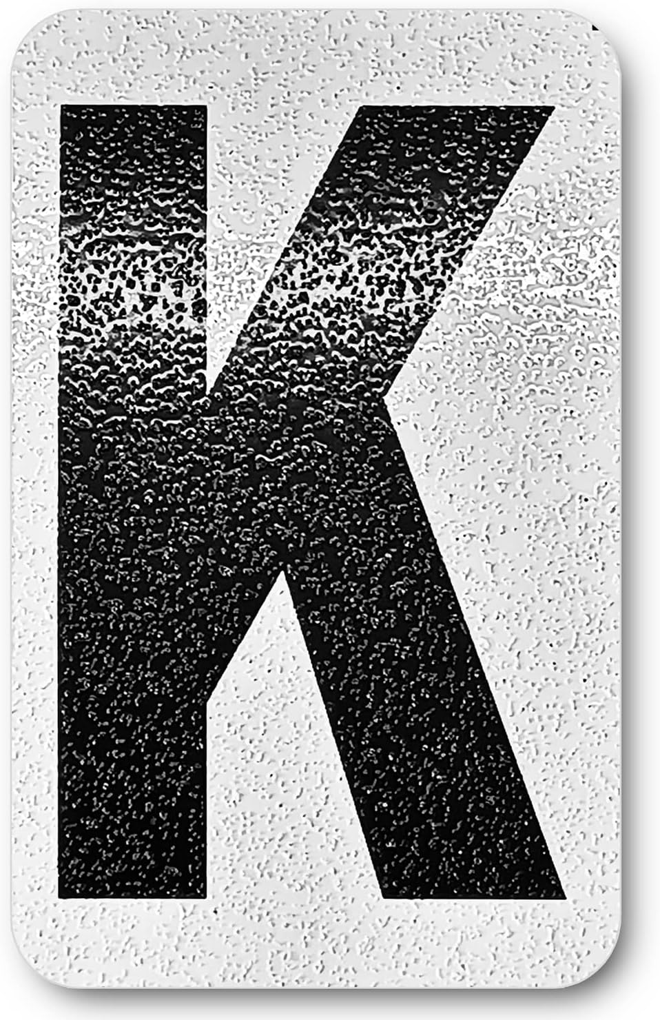 Amazon.com: Curb N Sign Reflective Letter Sticker - Premium Aluminum ...