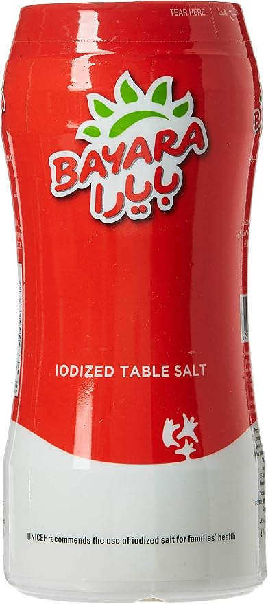 Bayara Iodized Table Salt 700G Bottle : Amazon.ae: Grocery