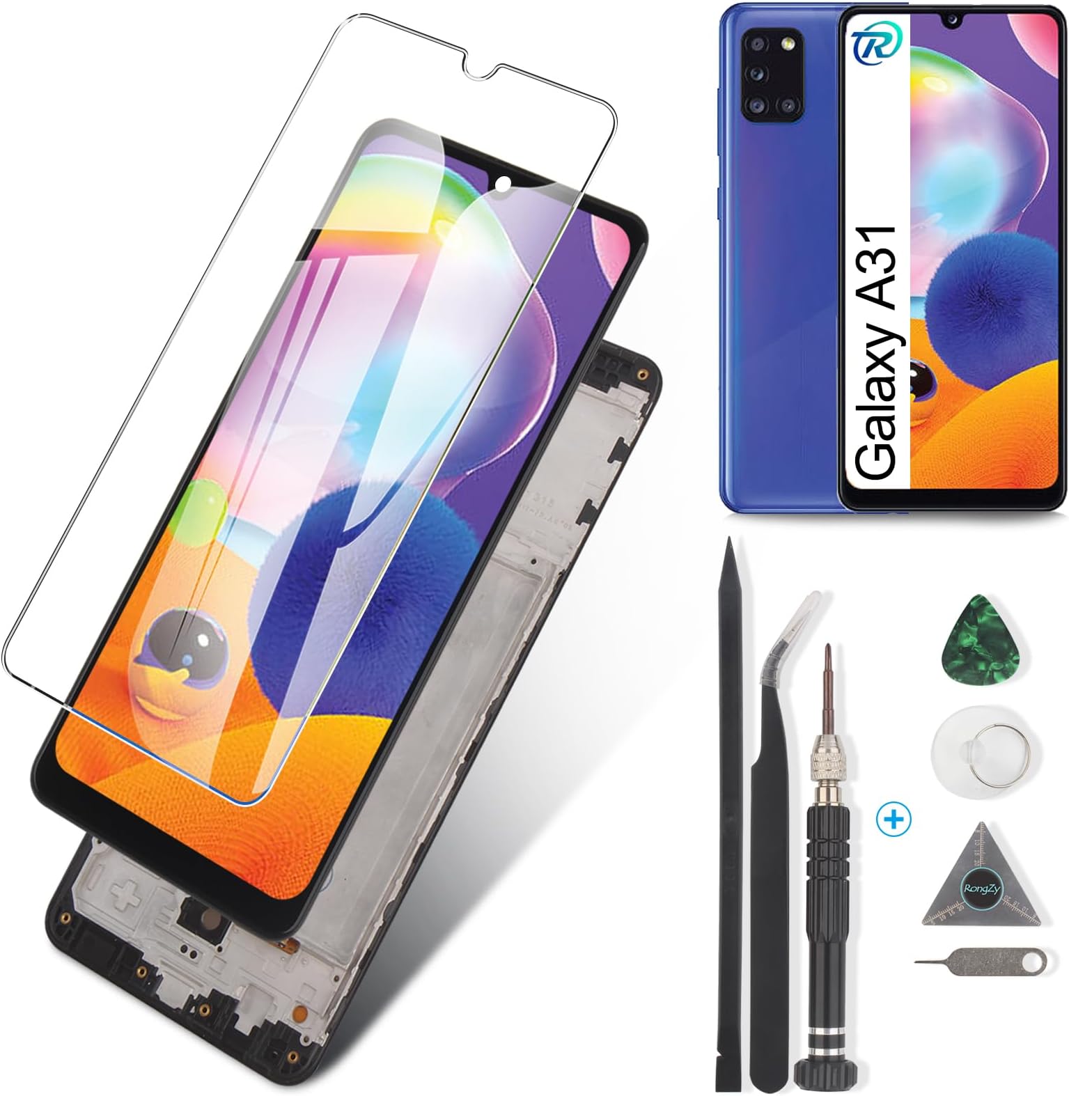 RongZy Écran Tactile LCD Compatible avec Samsung Galaxy A31 SM-A315F/DS ...