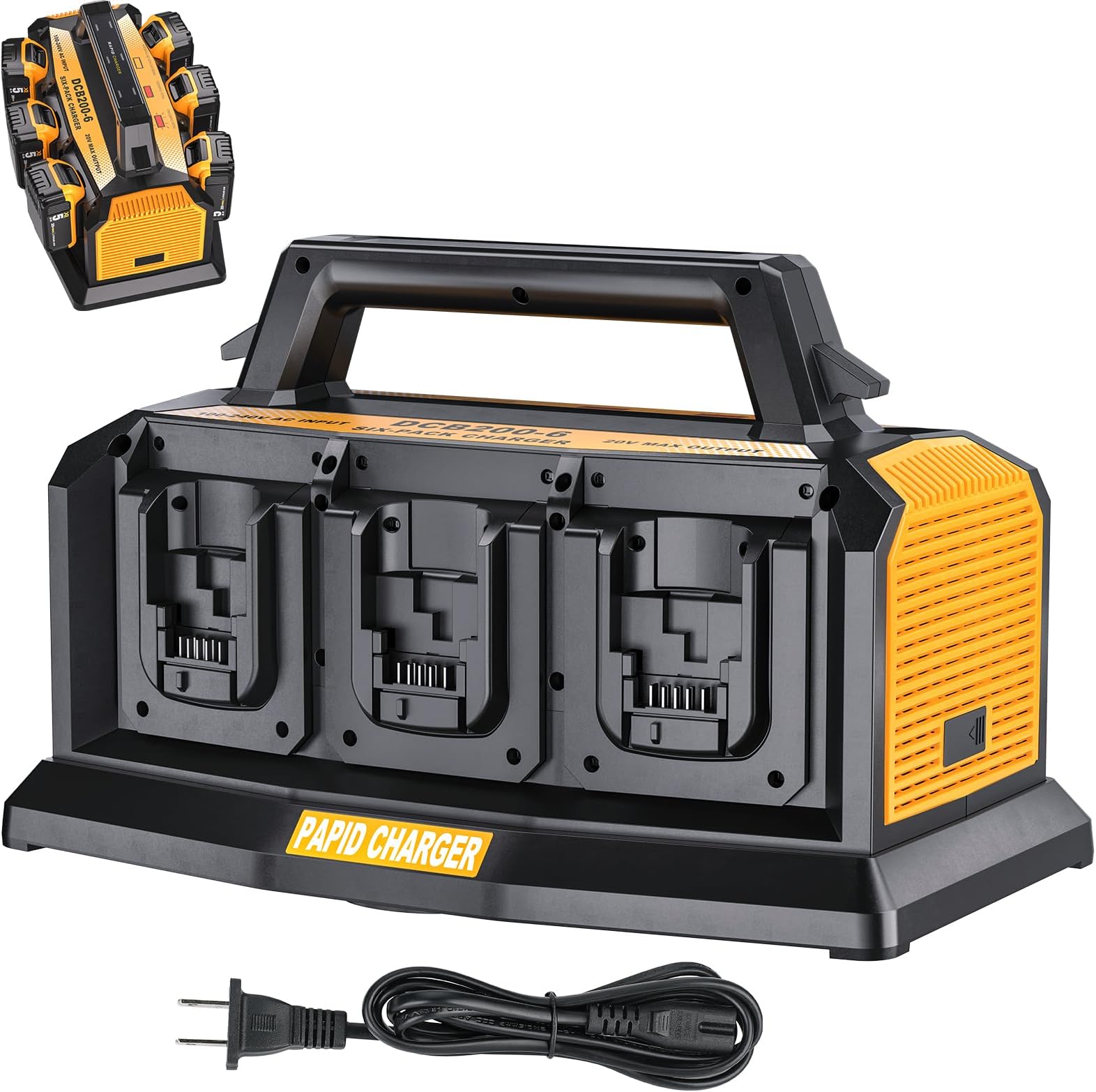 DEWALT Toughsystem 2.0 20V Dual Port Charger (DWST08050) - Amazon.com