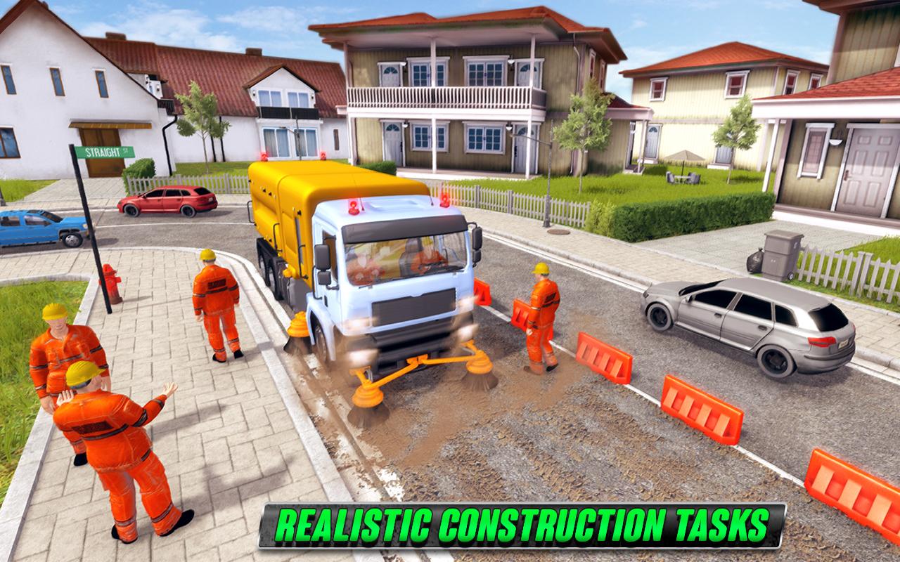 Real Construction Simulator City Building Game - Driving Heavy ...