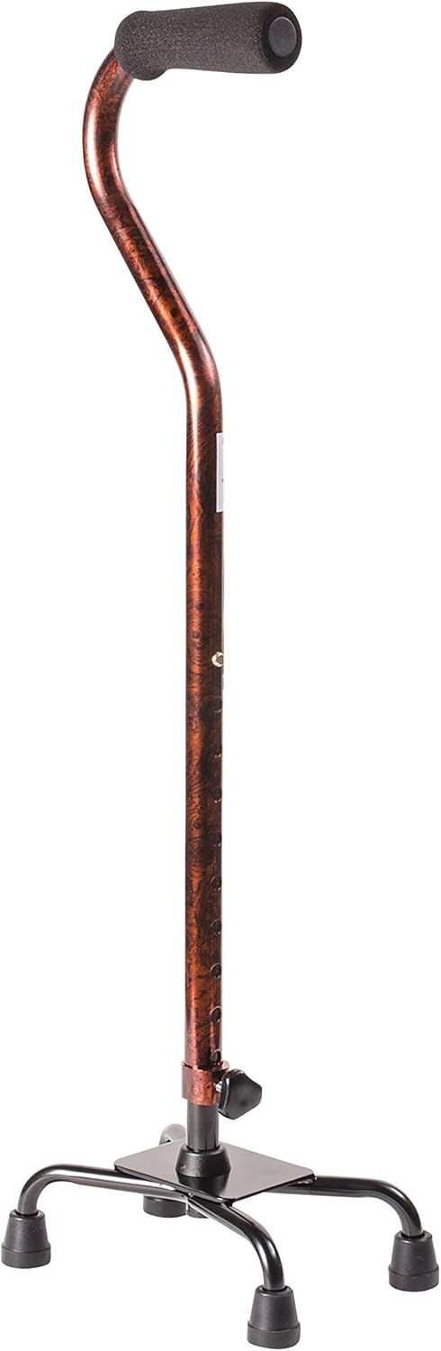 Amazon.com: DMI Adjustable Quad Cane for Adults, Copper Spiral : Health ...