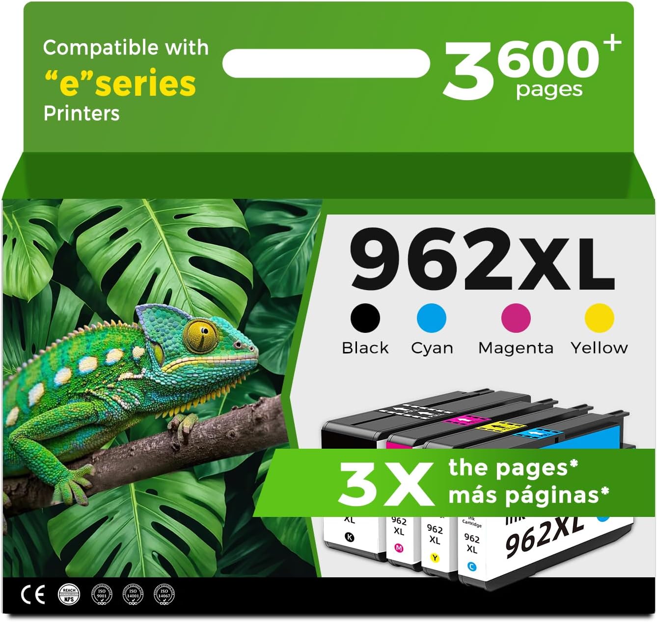 Amazon.com: 962XL 962 XL Ink Cartridges Combo Pack High Yield ...